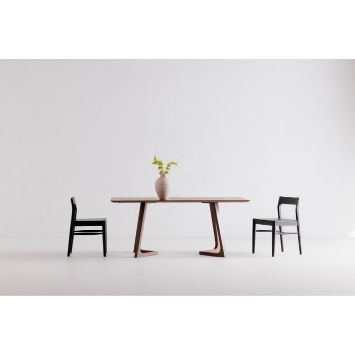 AllModern Fischer 71'' Ash Solid Wood Dining Table & Reviews | Wayfair