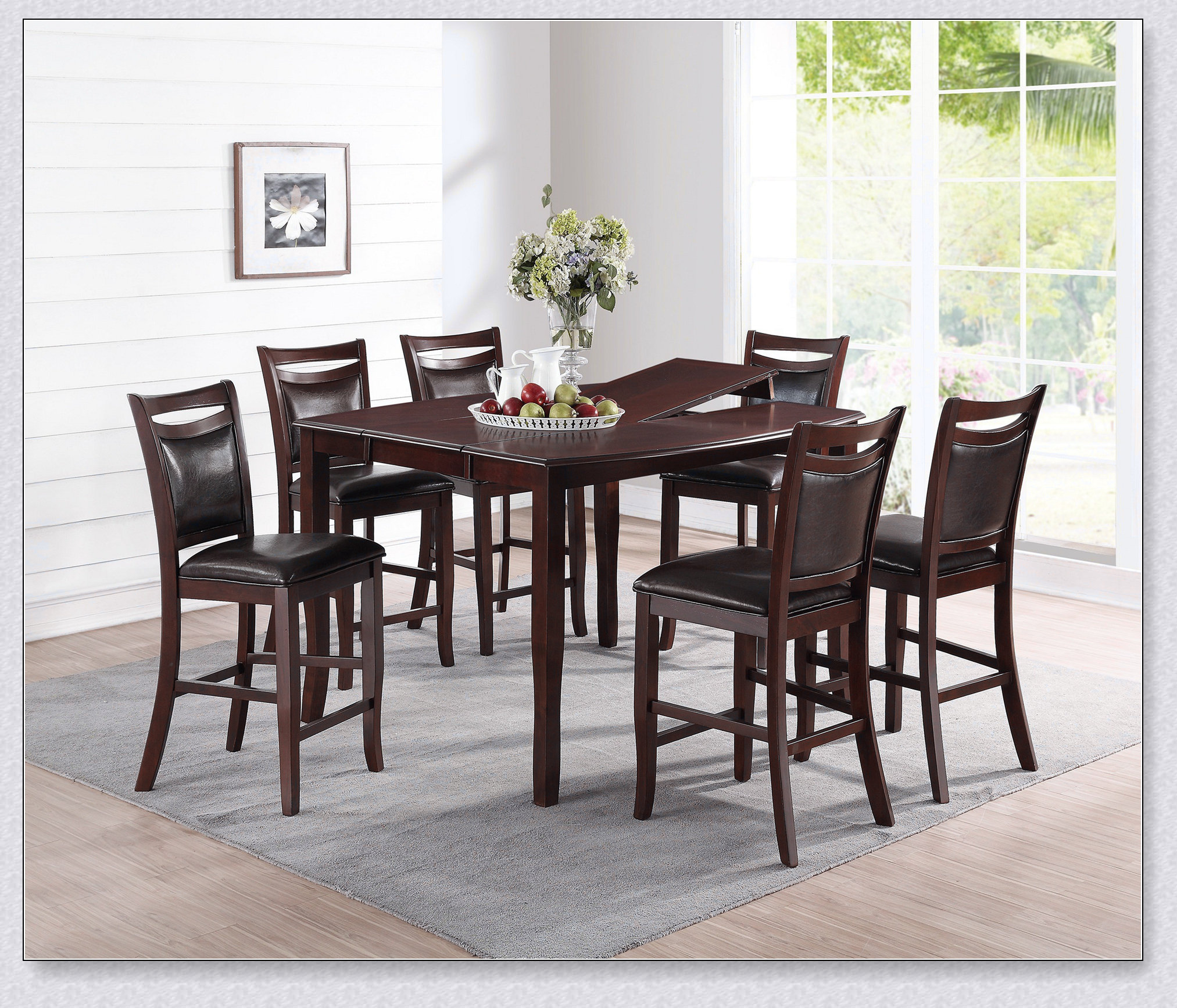 Hokku Designs Dining Room Furniture Counter Height Dining Table with ...