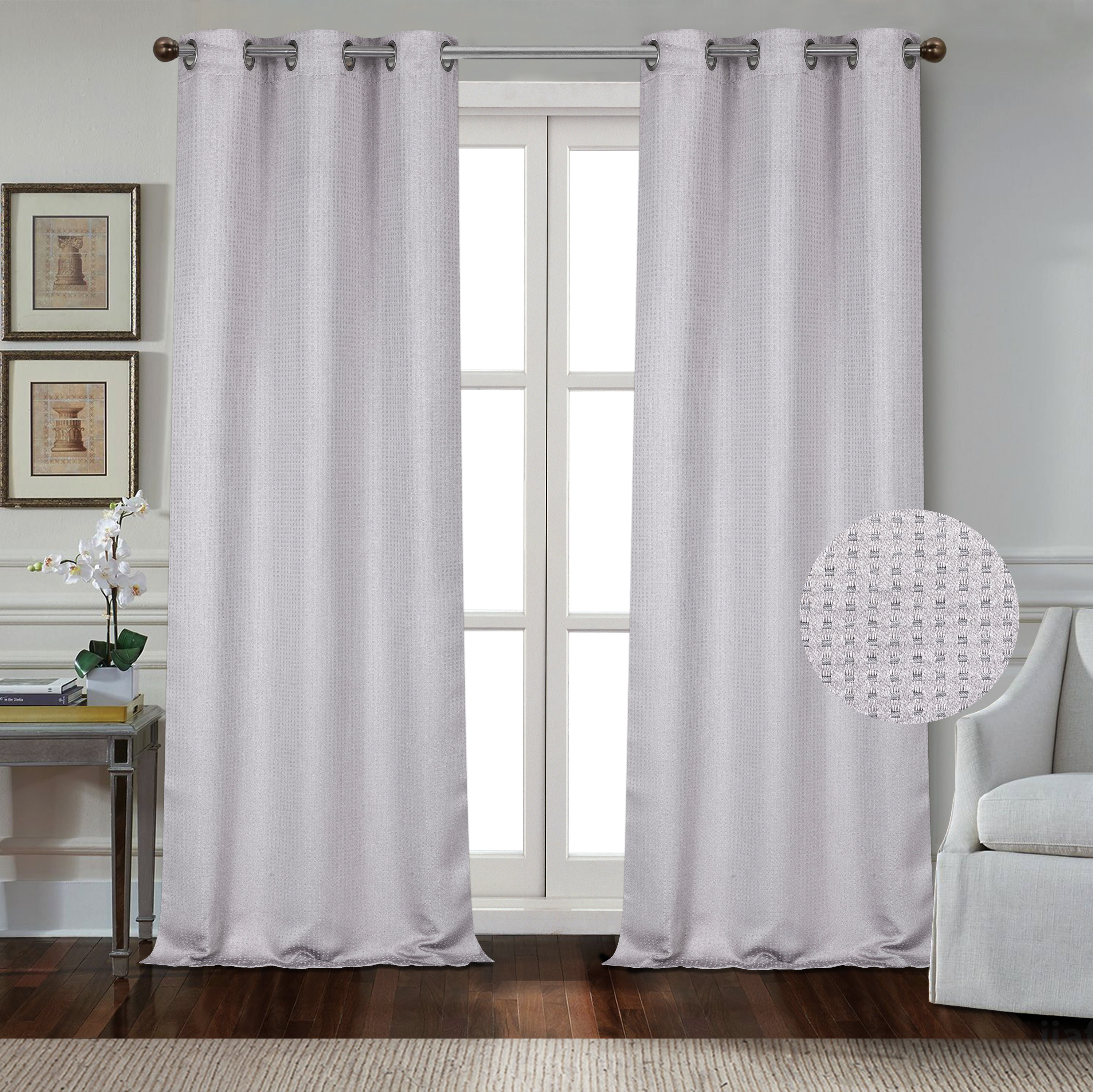 Winston Porter Thermal Insulated Blackout Curtains Bedroom Window 76x84 ...