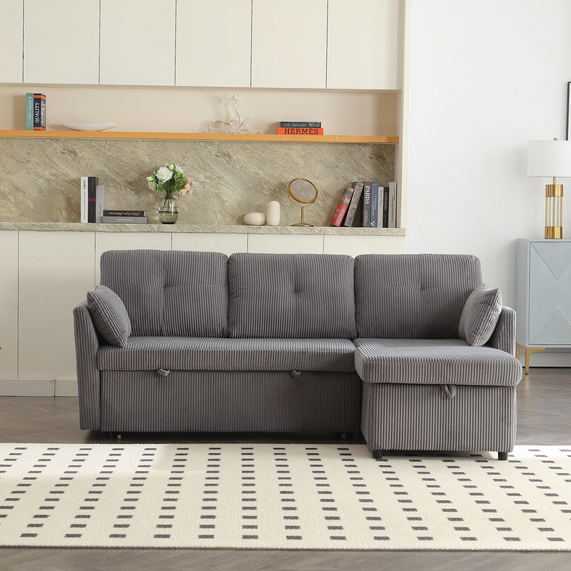 Latitude Run® Modular Sectional Sofa L Shaped Modular Couch with ...