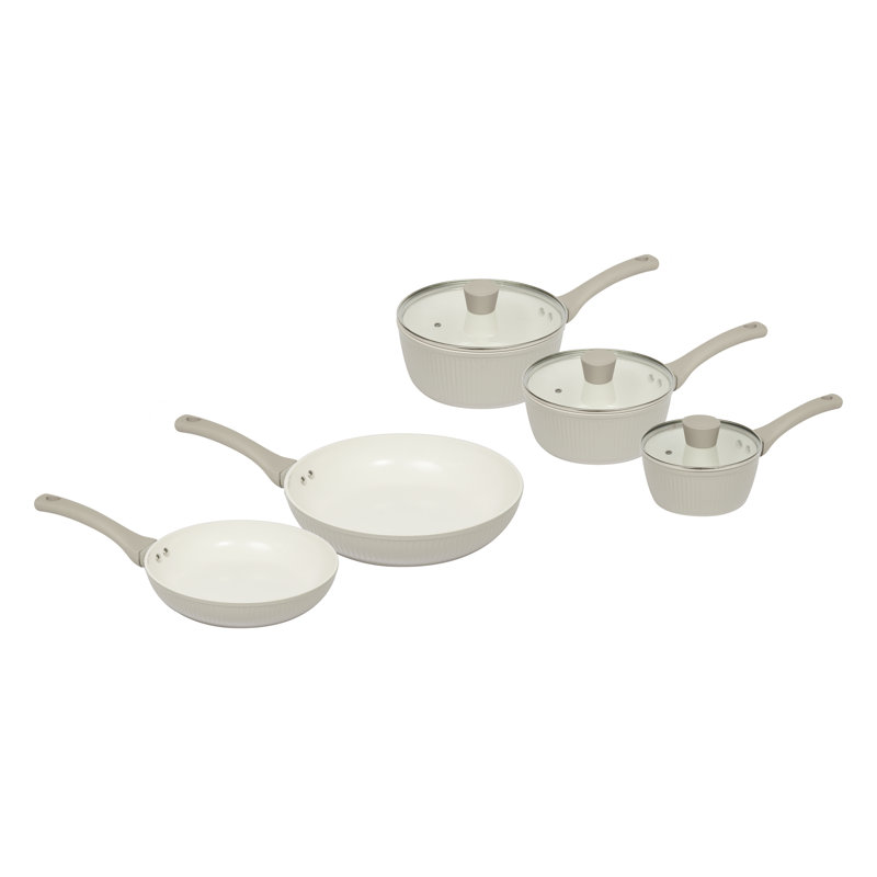 Haden 5 Piece Pan Set Ribbed | Wayfair.co.uk