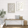 Lark Manor™ Modern Matisse Inspired Botanical White on Beige and Beige ...