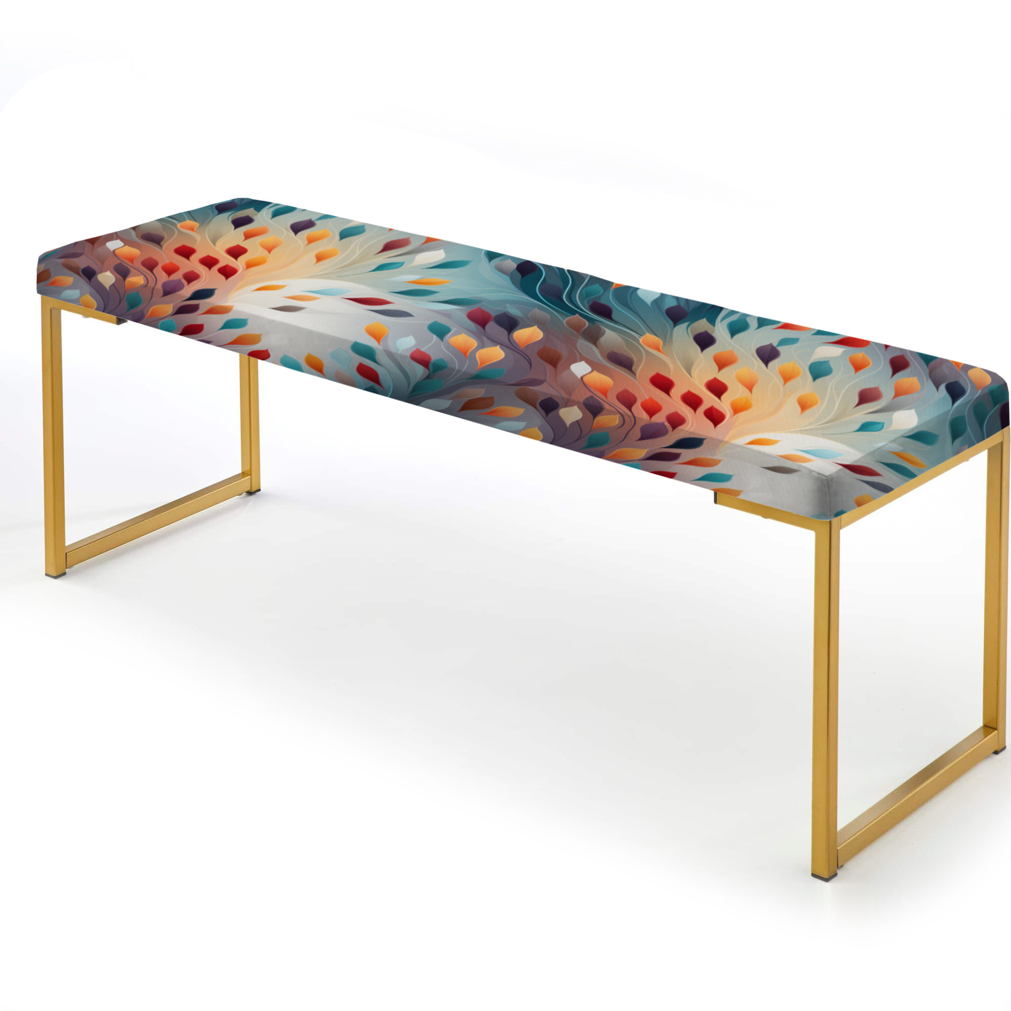 Design Art Heart Centered Meditation Mediation - Geometric Upholstered ...