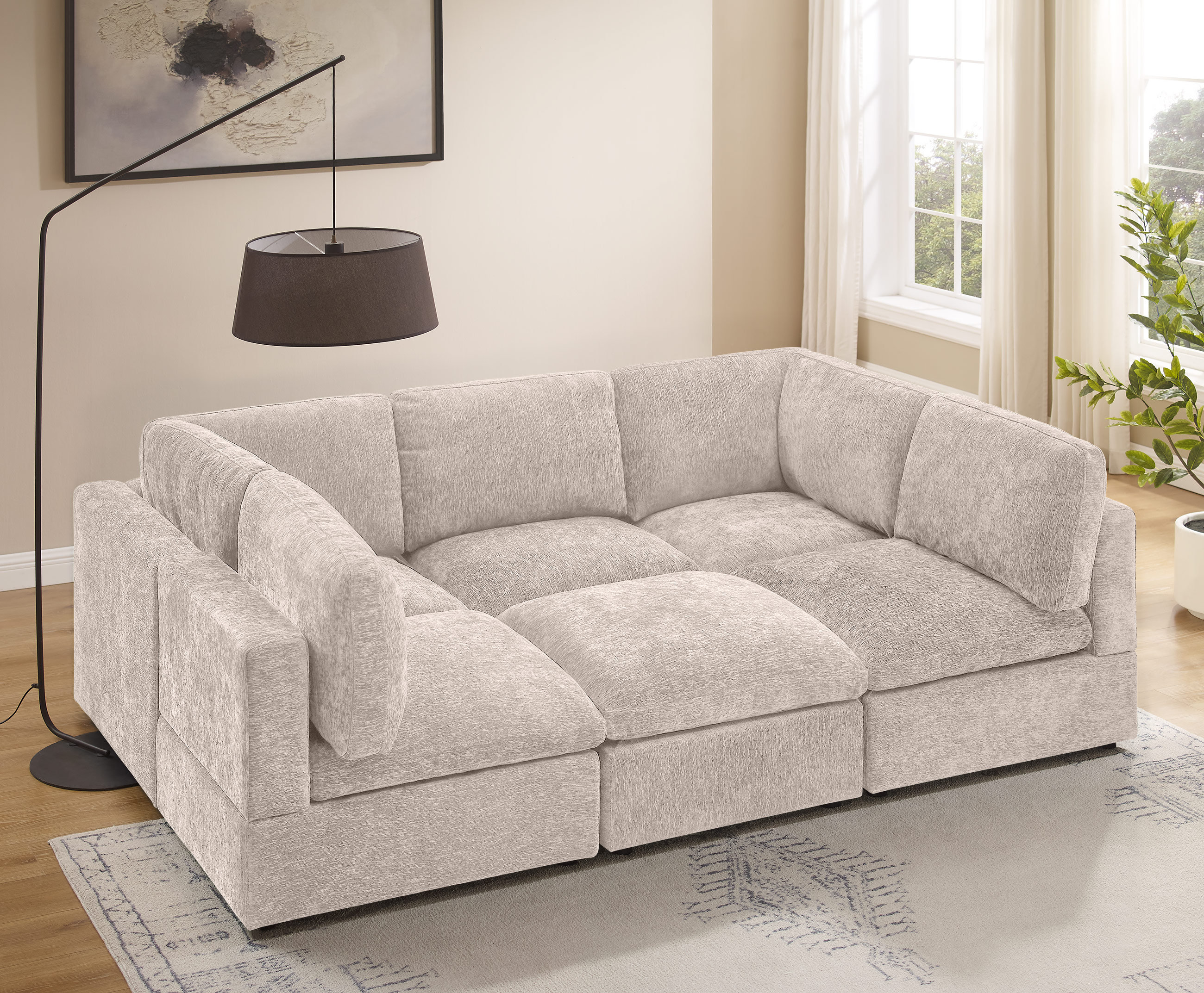 Hokku Designs Mobeena 93.7'' Modular Sectionals | Wayfair