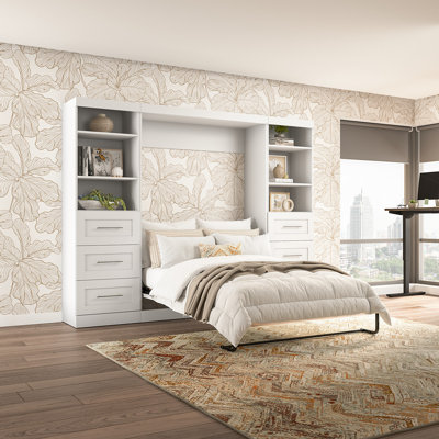 double bed wall mounted