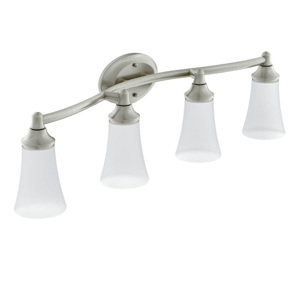 Moen Eva 4-Light Vanity Light & Reviews | Wayfair