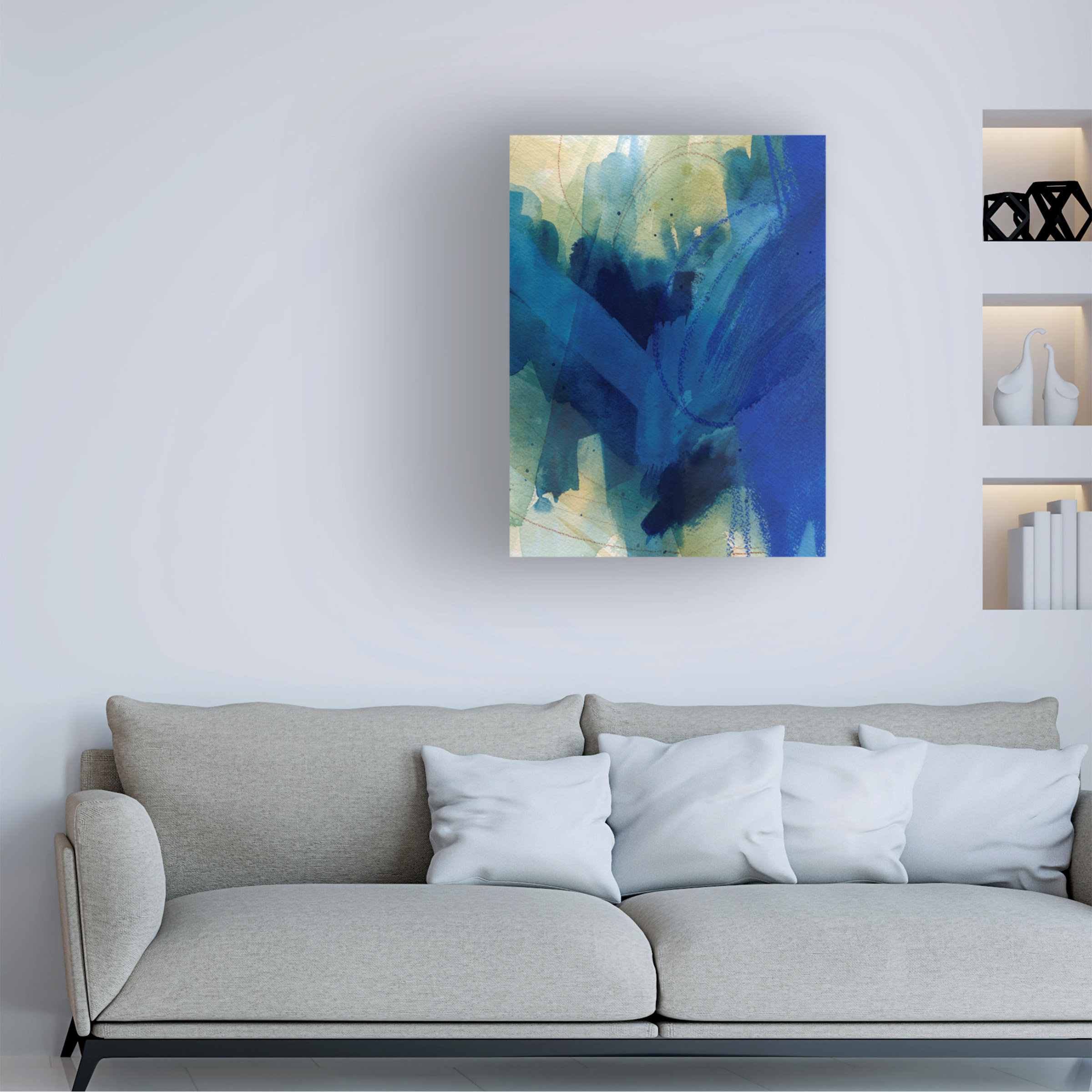 Wrought Studio™ Grace Popp Ice And Bathe Ii Canvas Art | Wayfair
