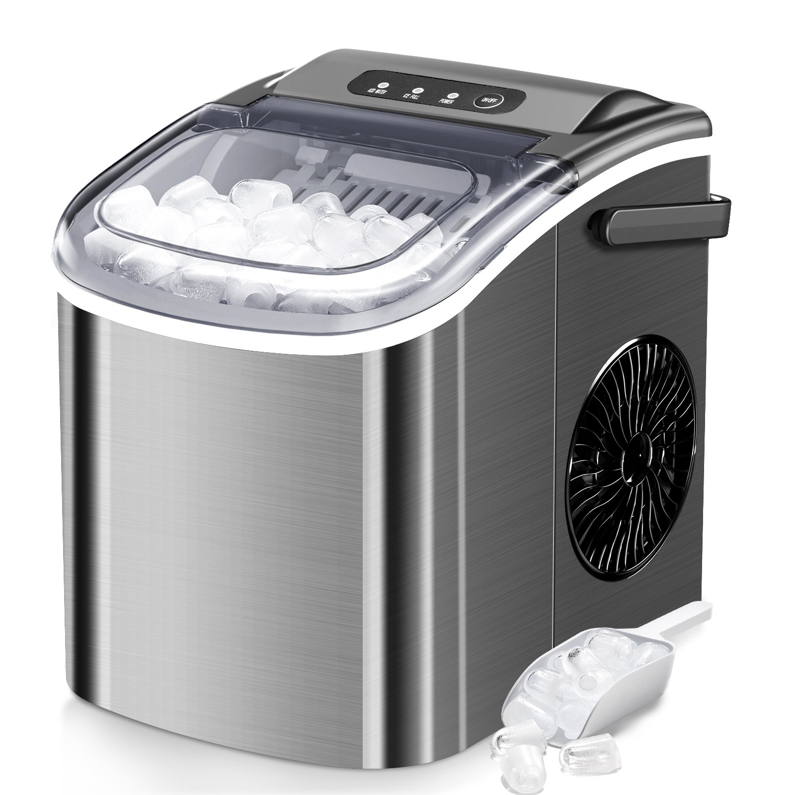 HAVATO Antarctic Star Countertop Ice Maker Ice Machine With Handle,Self ...