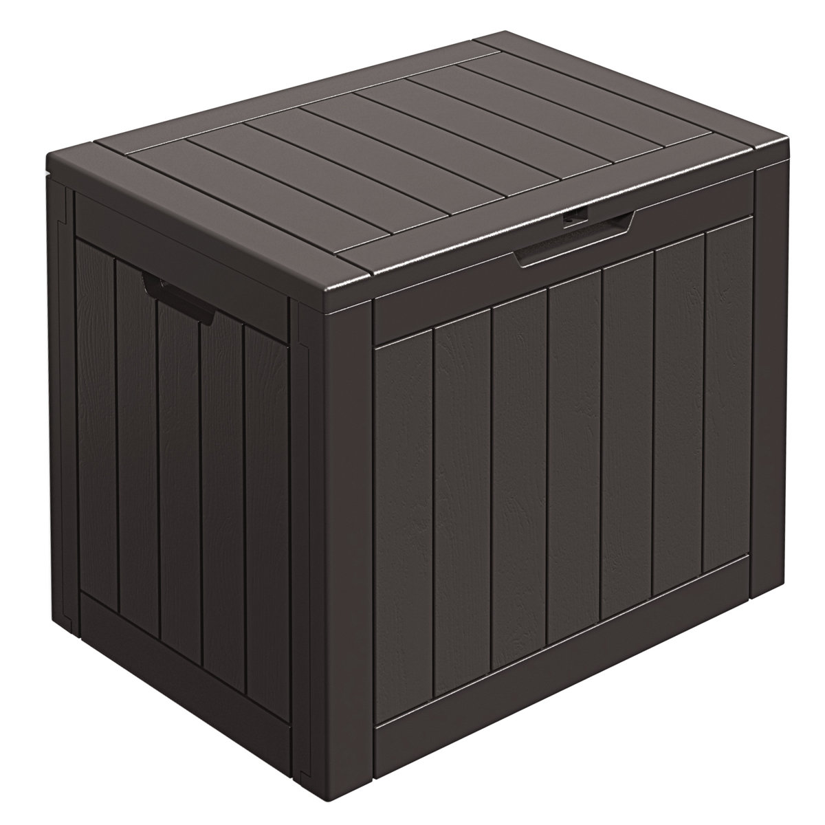 Smugdesk.com 32 Gallon Deck Box Weatherproof Resin Lockable Outdoor ...
