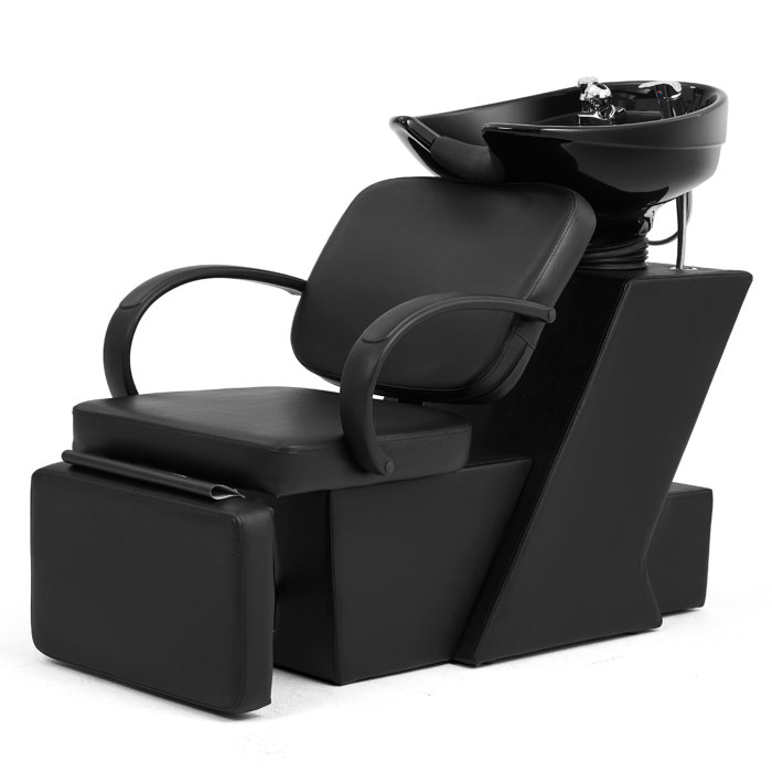 Artist Hand Adjustable Backwash Footrest Shampoo Bowl, Ceramic Bowl ...