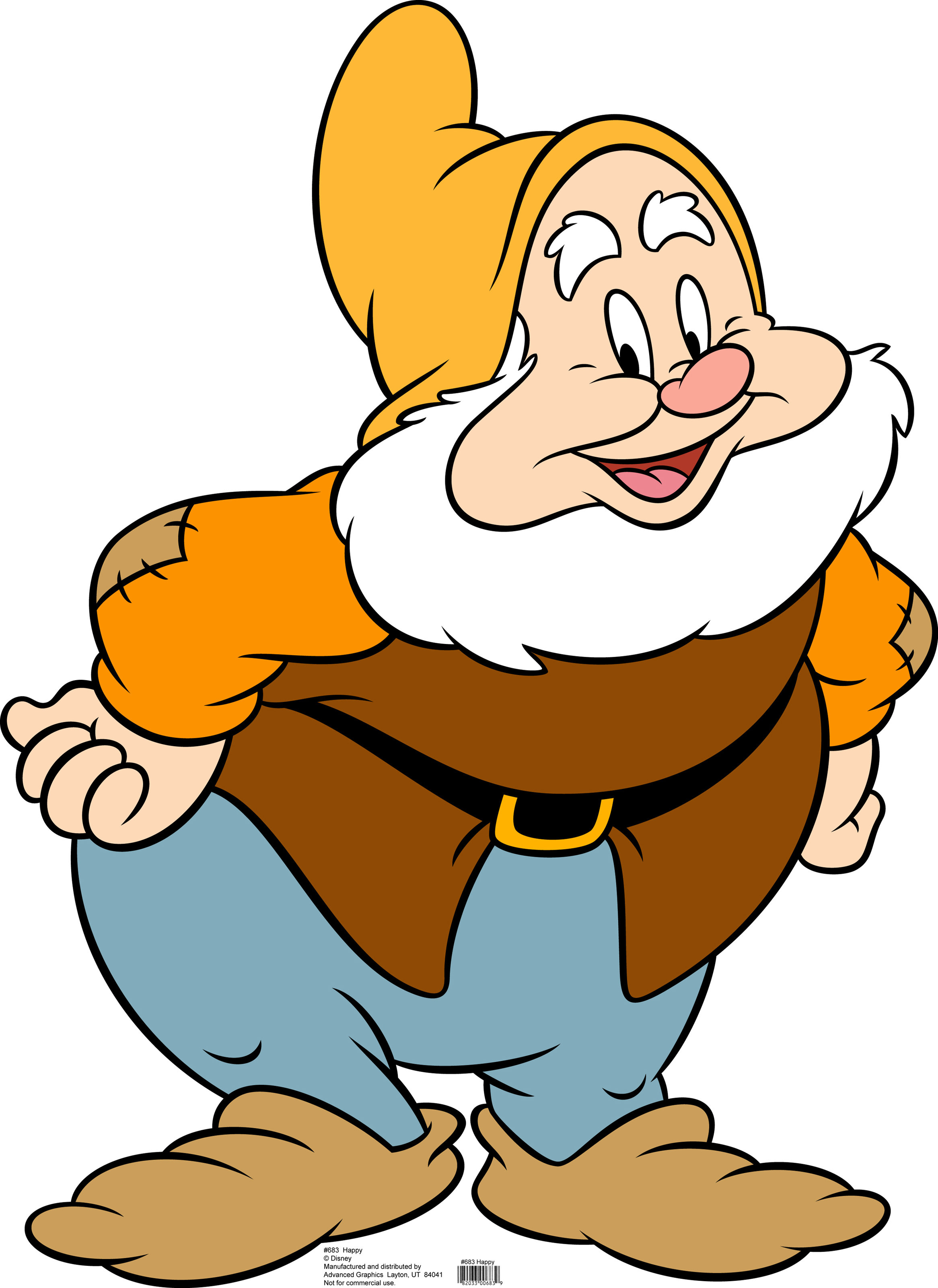 Advanced Graphics Snow White and the Seven Dwarfs - Happy Life-Size ...