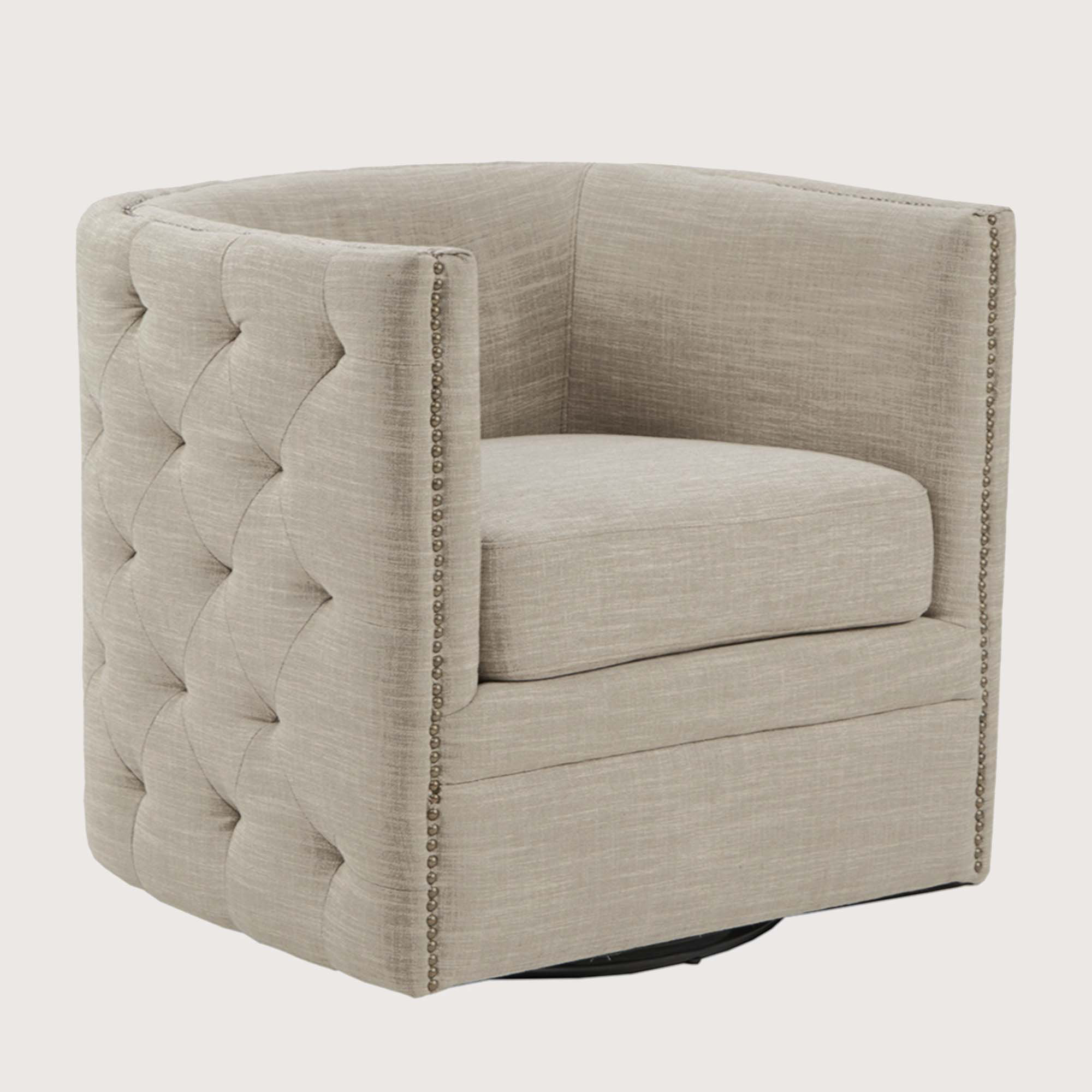 David Cream Swivel Chair | Wayfair