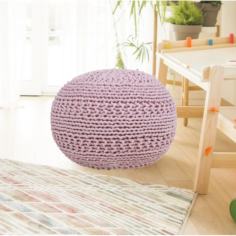 Dakota Fields Telauges Upholstered Pouf & Reviews | Wayfair