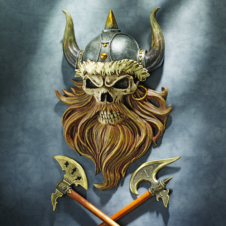 Design Toscano The Skull of Valhalla Viking Warrior Figurine & Reviews ...