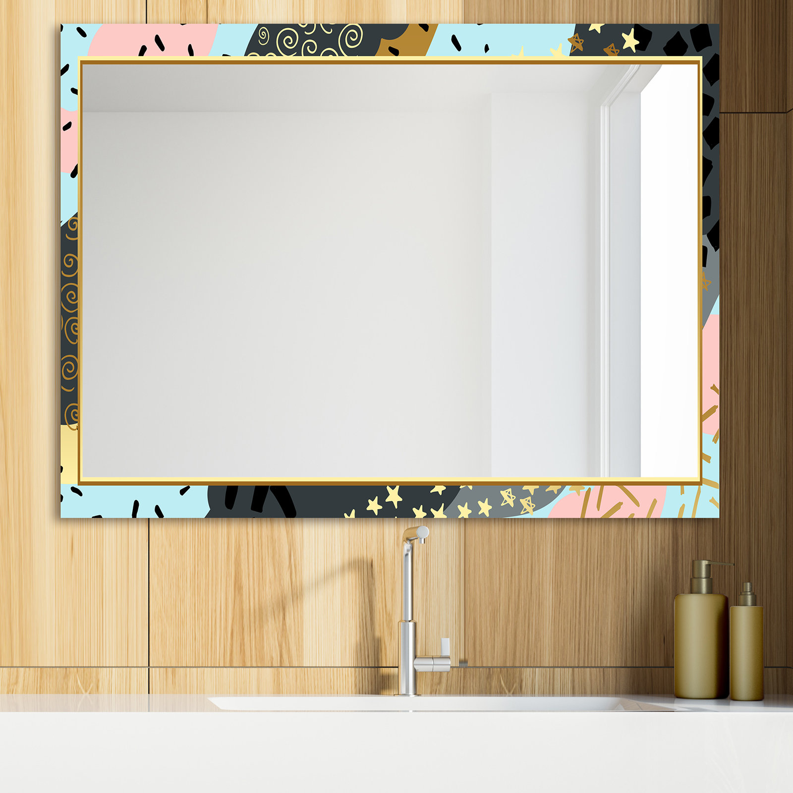 East Urban Home Playful Glam Vanity Mirror | Wayfair