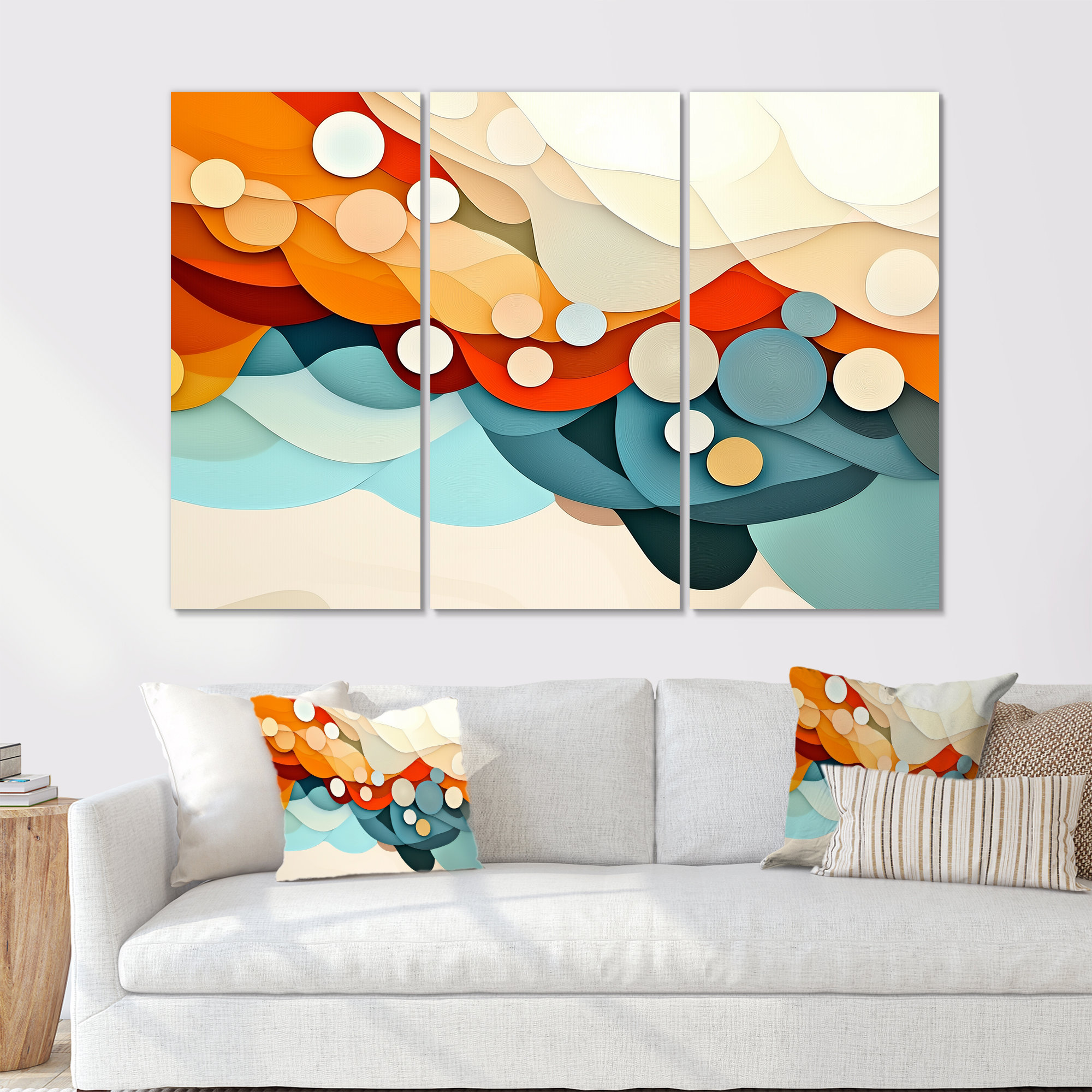 East Urban Home Ink Splash Of Mid Century Ink II - Abstract Liquid Ink ...