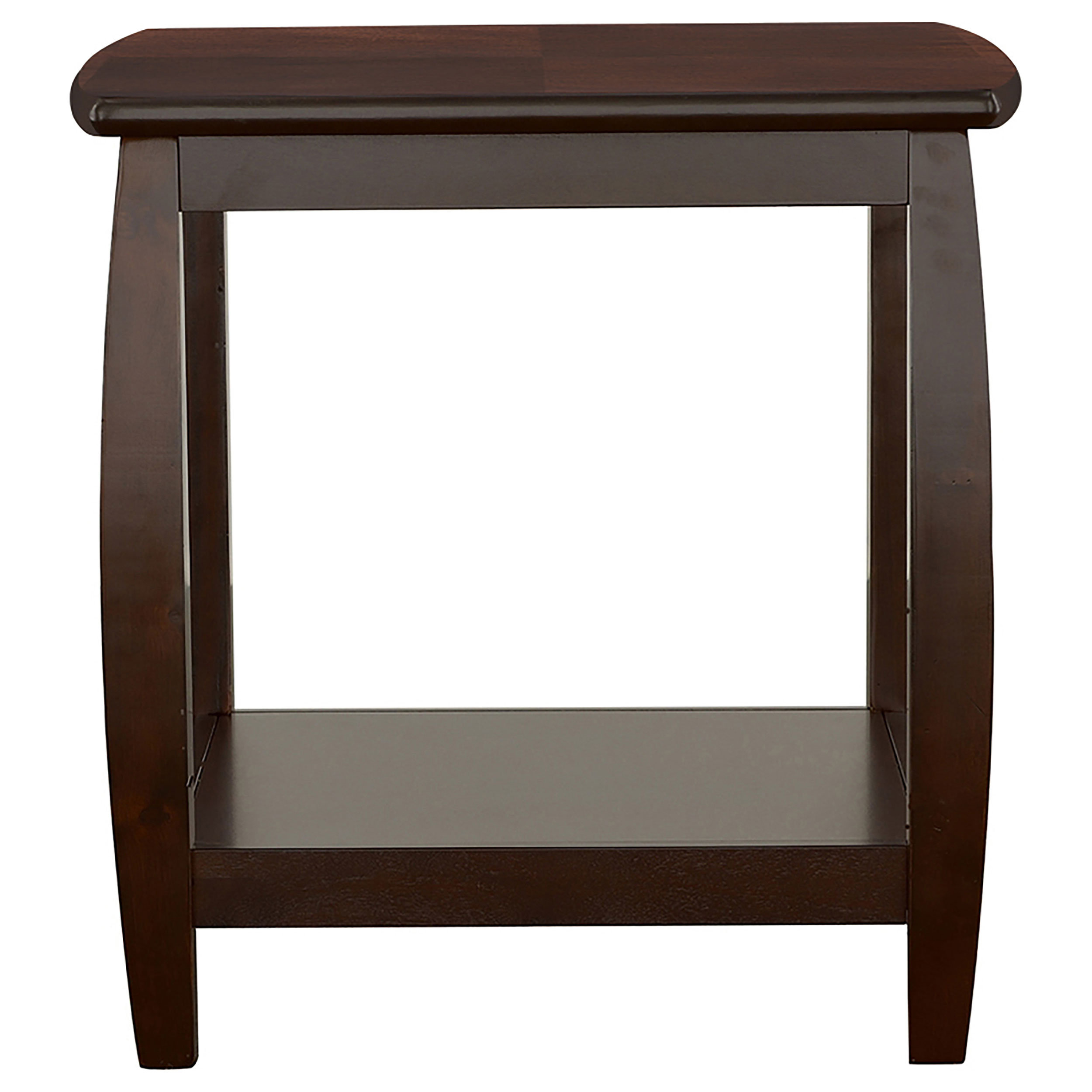 Red Barrel Studio® Dixon 1-Shelf Square Wood End Table Espresso | Wayfair