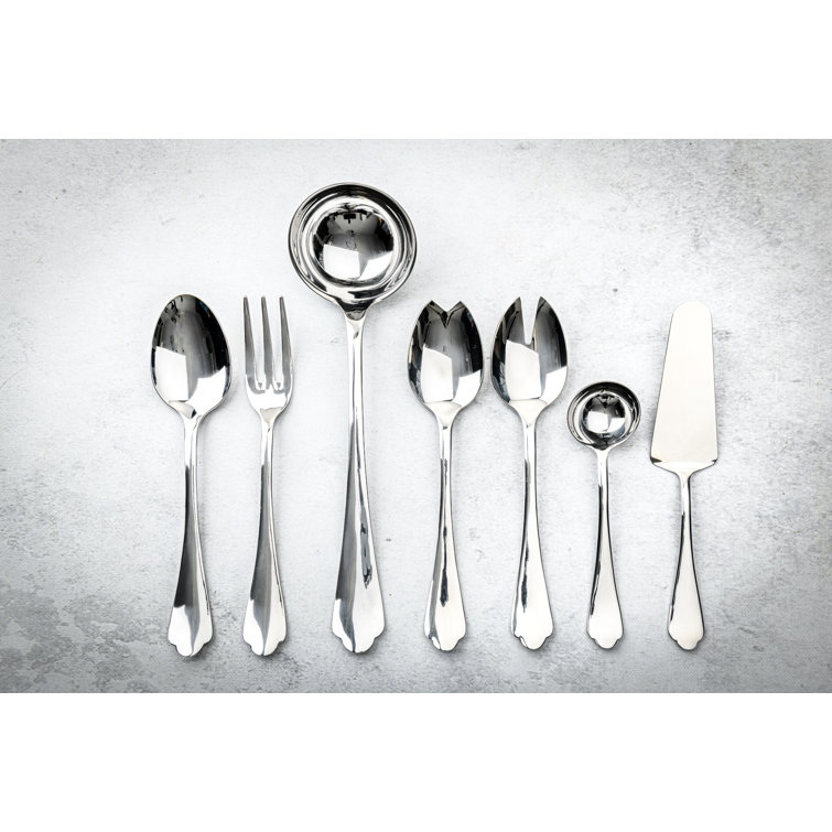 MEPRA Serving Set (Fork And Spoon) Dolce Vita Stainless Steel - Wayfair ...