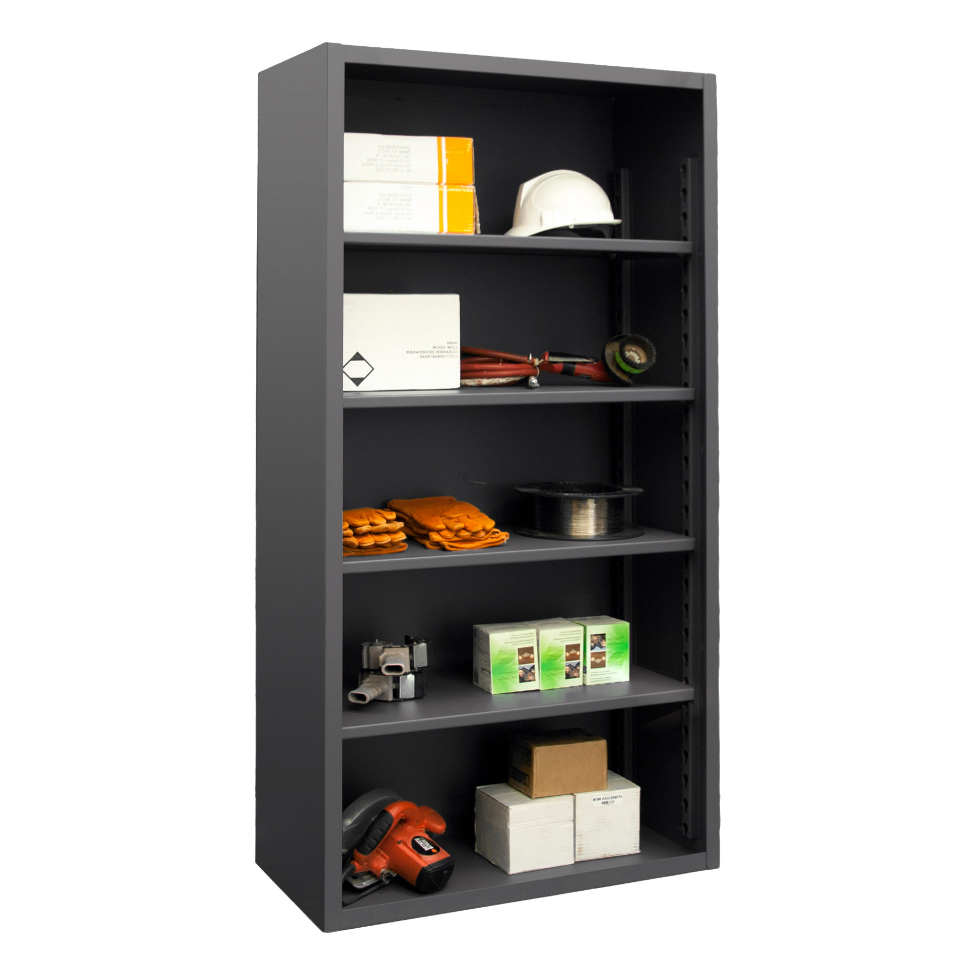 Rebrilliant Rackley 60" H x 36" W Enclosed Shelving Unit | Wayfair