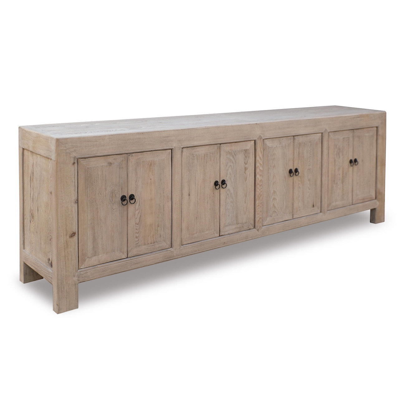 Lily's Living 110 Inches Long 8 Doors Sideboard Weathered Natural ...