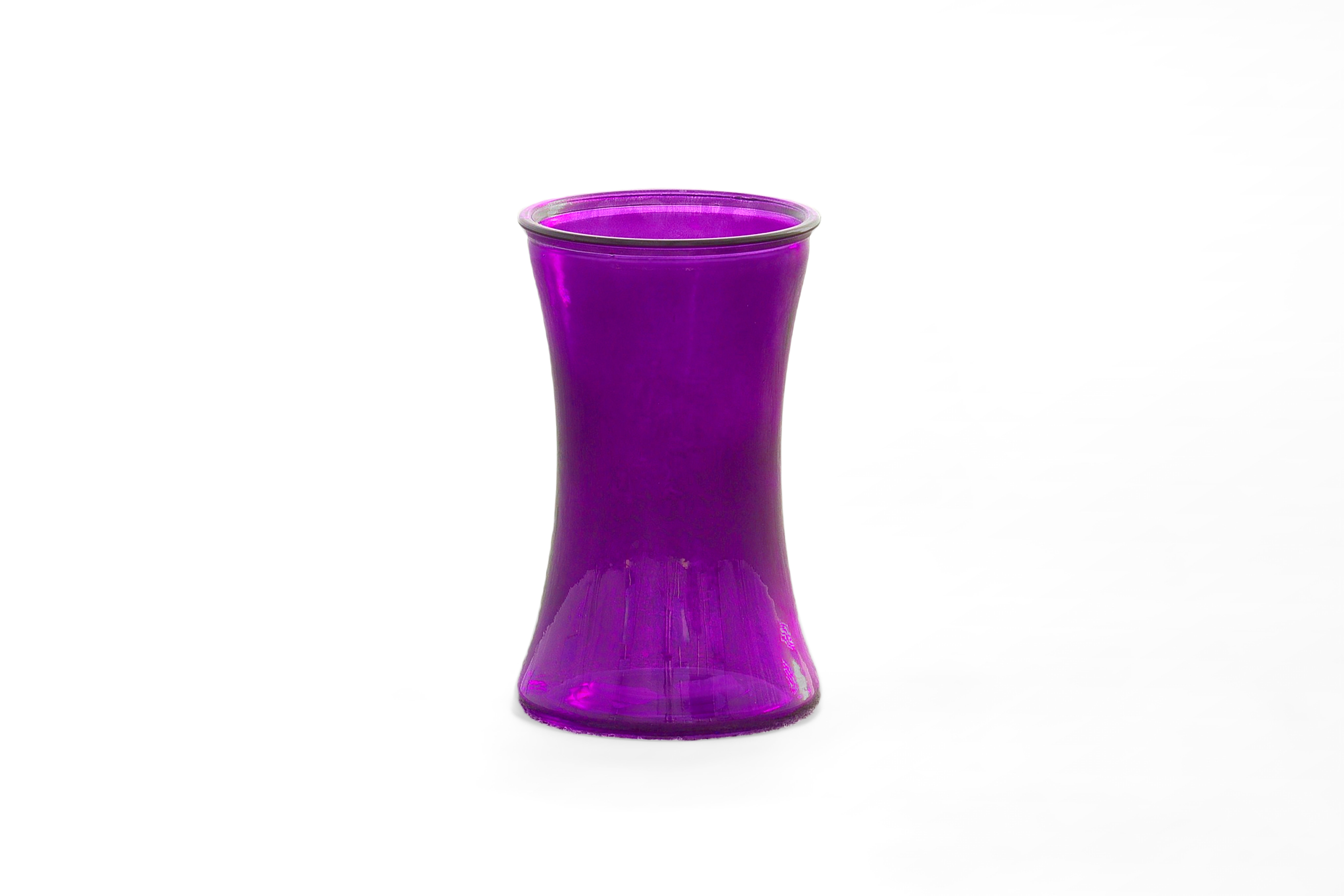 Wrought Studio™ Glass Gathering Vase Purple-8.00"H | Wayfair