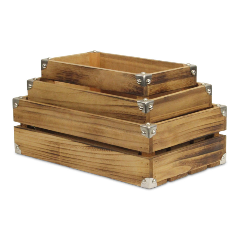 Union Rustic Solid Wood Crate Set | Wayfair