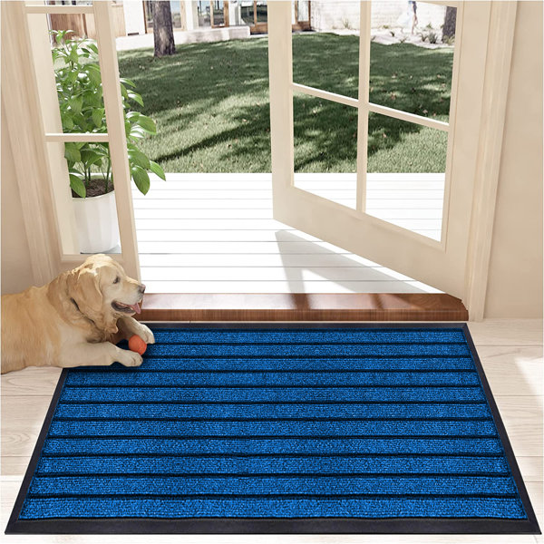 17 Stories Non-Slip Heavy-Duty Indoor Outdoor PVC Rubber Mat | Wayfair ...