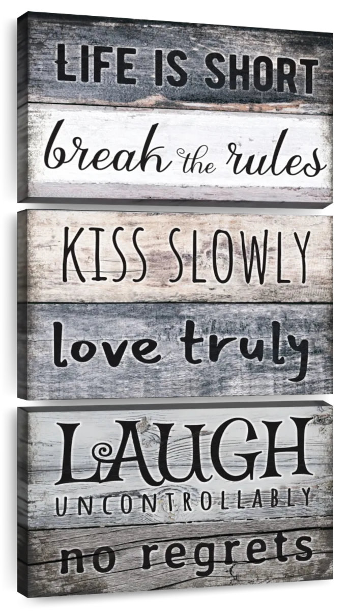 Rosalind Wheeler Life Is Short Typography | Wayfair