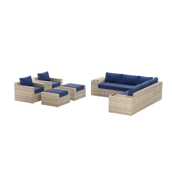 Joss & Main Eastford 11-Piece Deep Seating Set | Wayfair