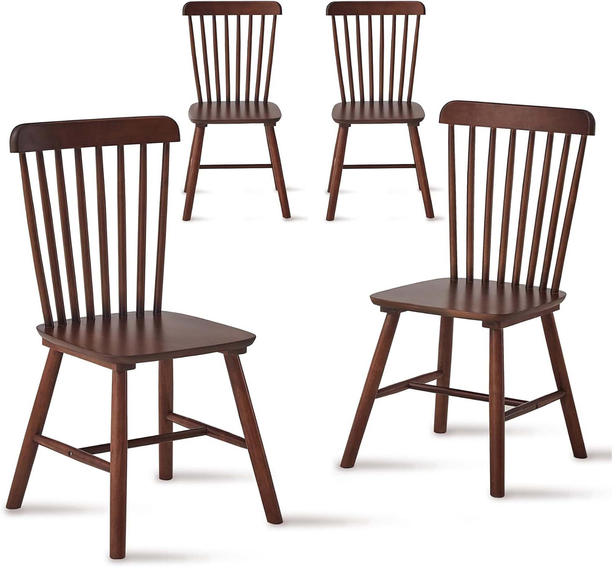 Bay Isle Home™ Solid Wood Dining Chairs with Comfort Design, Wide Seat ...