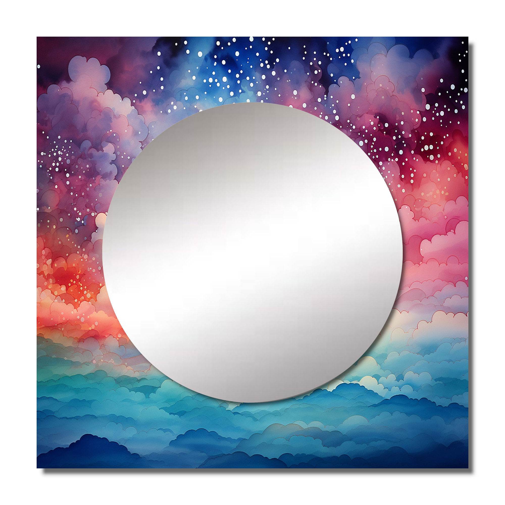 Design Art Colorful Sky Photo Celestial Mirage III - Landscapes Square ...