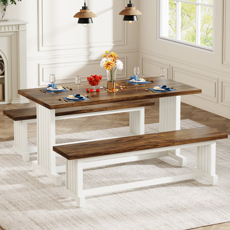 August Grove® Chakelia 4 - Person Dining Set & Reviews | Wayfair