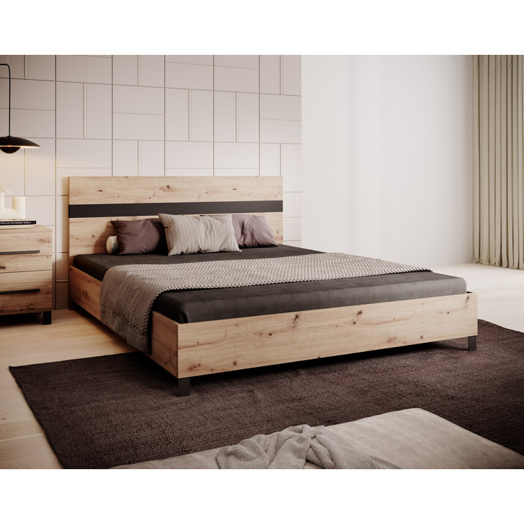 Brayden Studio Alexzia European Kingsize (160 x 200cm) Platform Bed ...
