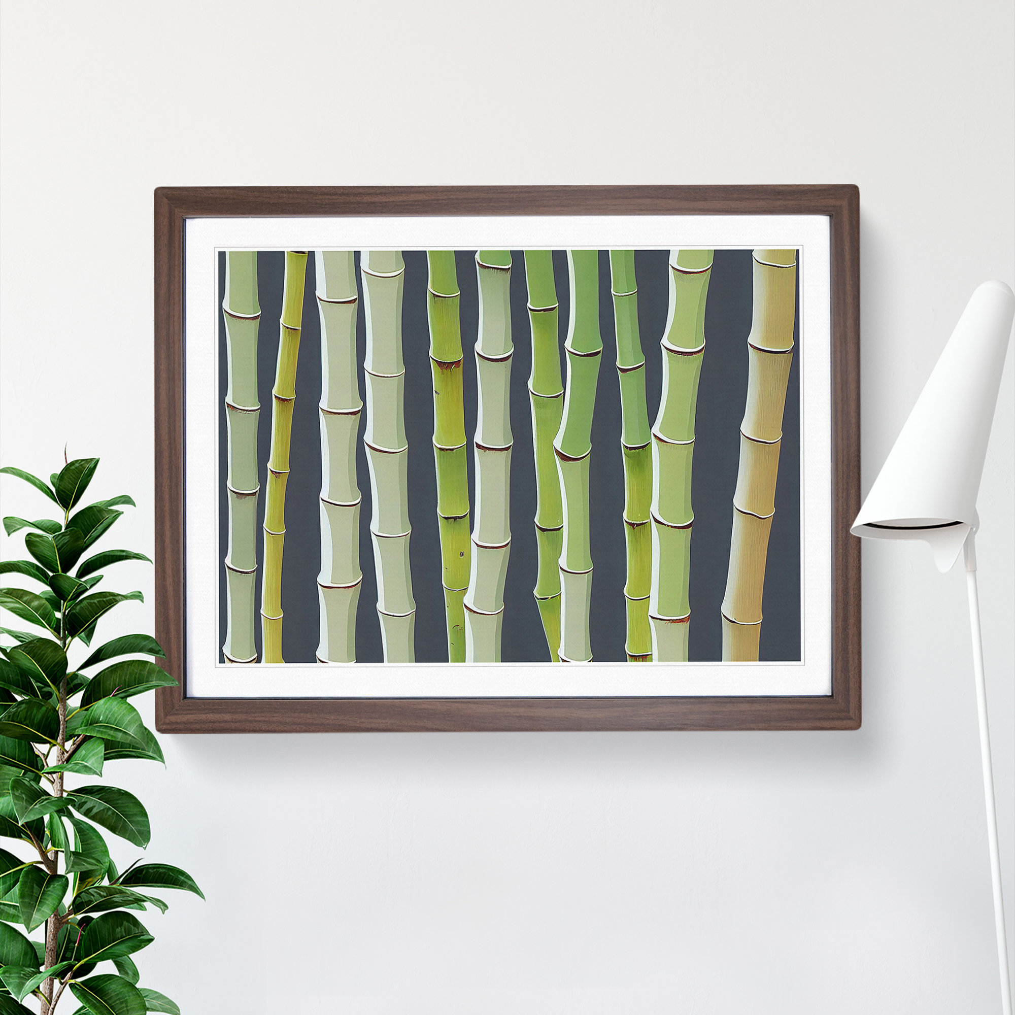 17 Stories Beauteous Bamboo Forest - Picture Frame Graphic Art ...