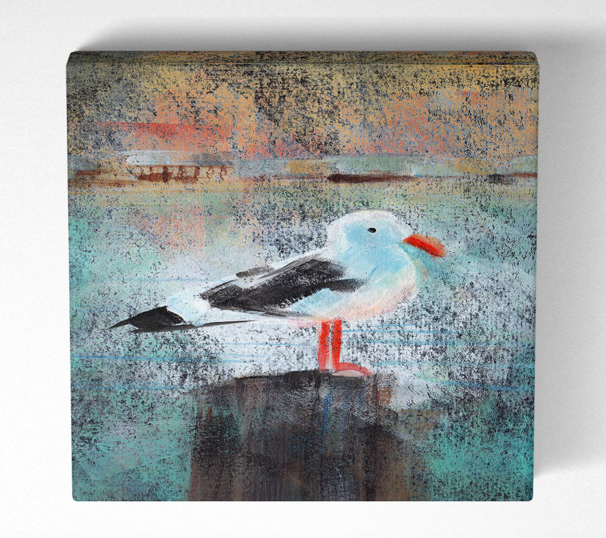 Marlow Home Co. Seagull Perch - Wrapped Canvas Art Prints | Wayfair.co.uk
