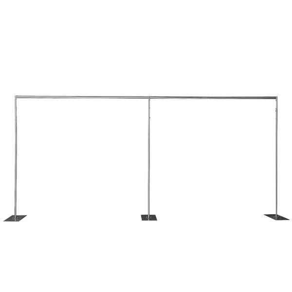 DENFER 9.8X19.7ft Wedding Backdrop Stand Kit With Steel Base & Reviews ...