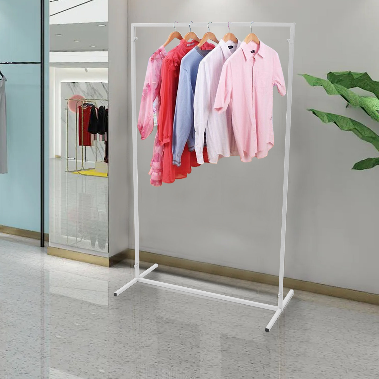 Latitude Run® Jareese 31.5'' Metal Clothing Rack Covers | Wayfair