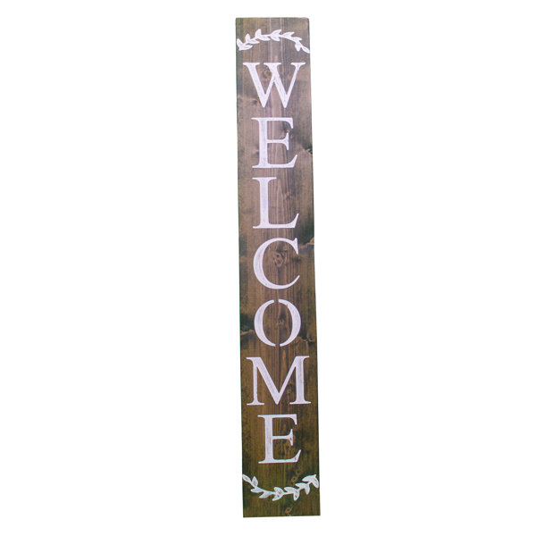 Gracie Oaks Coaldale Wood Welcome Wall Decor & Reviews | Wayfair