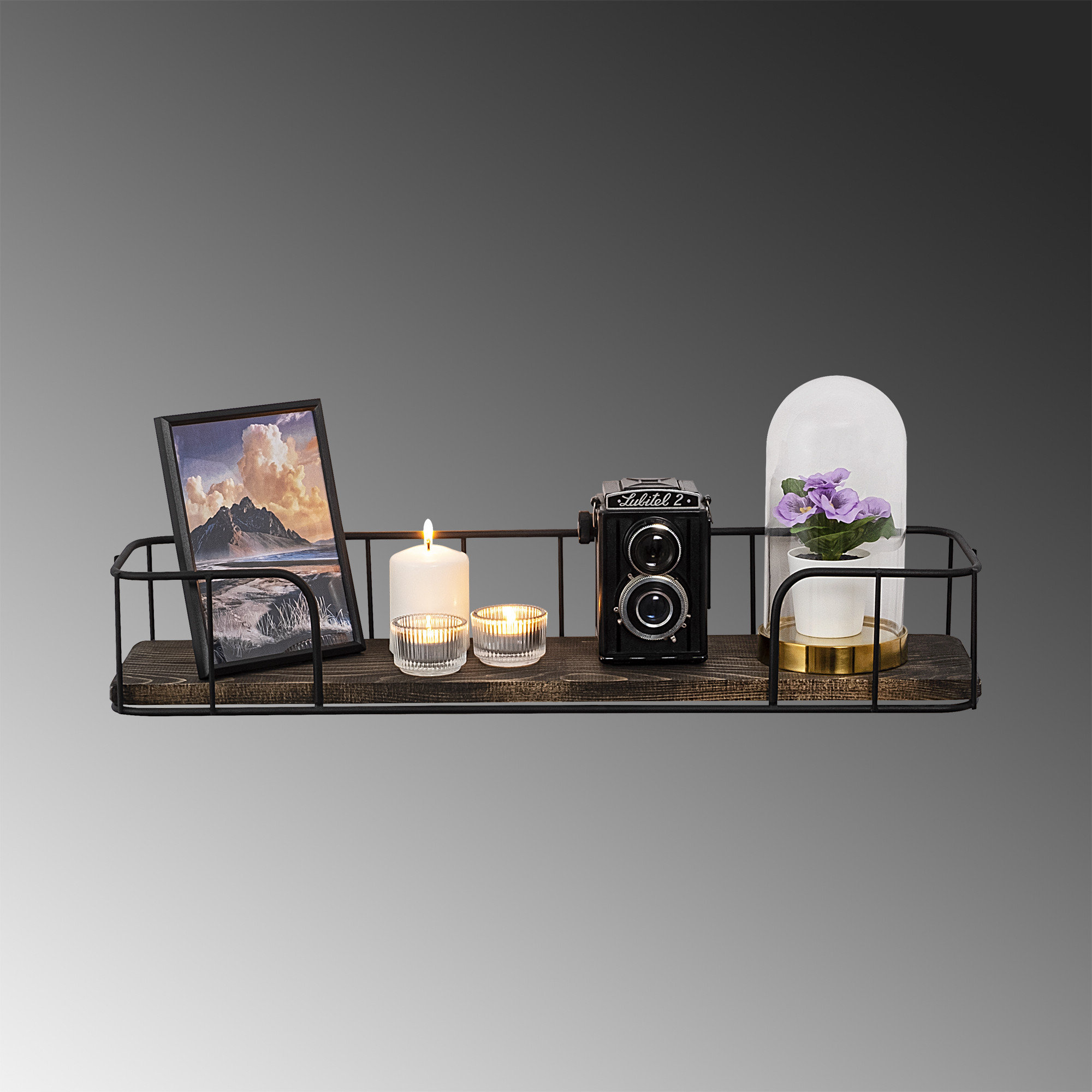 East Urban Home Spruce Solid Wood Accent Shelf | Wayfair