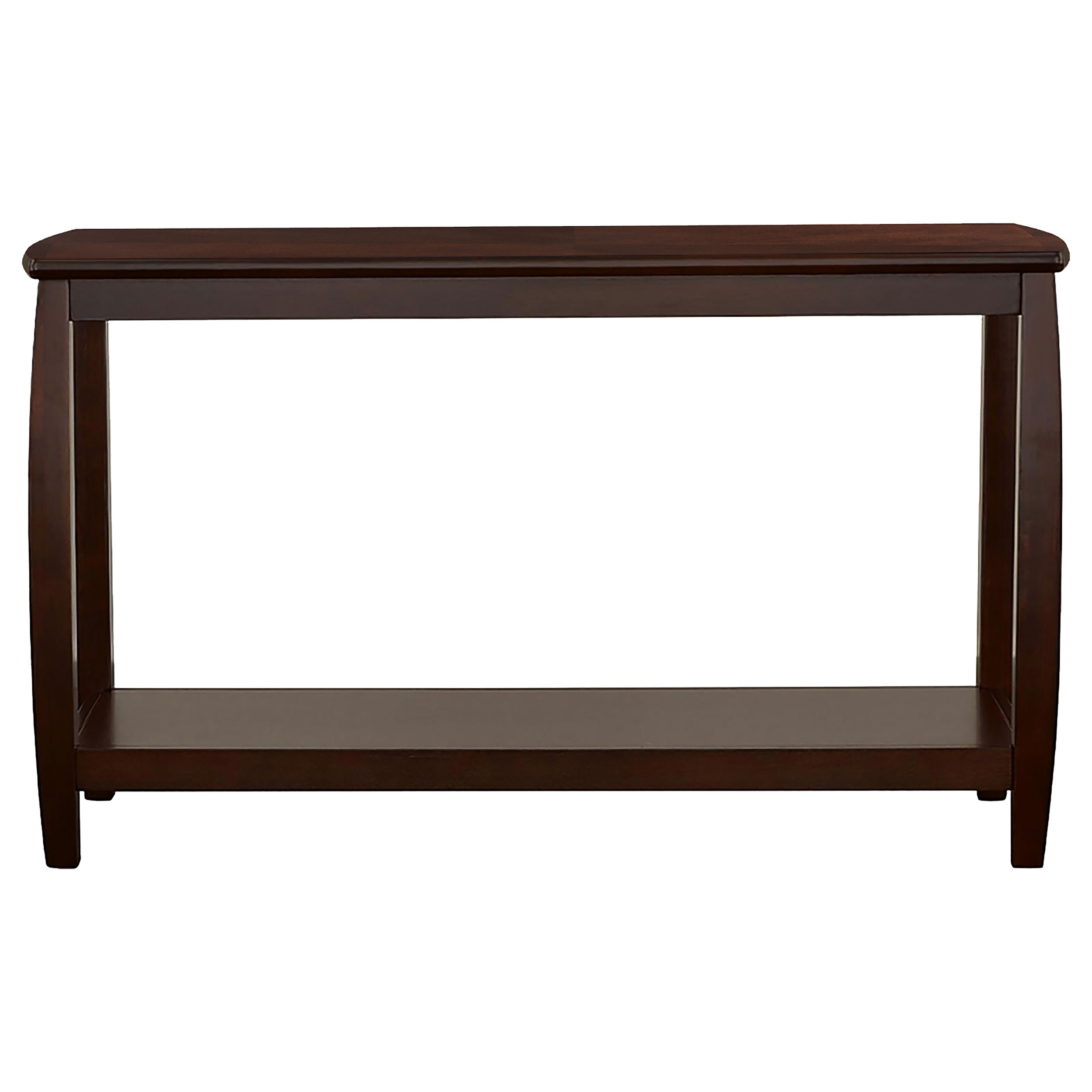 Mercer41 Dixon Wood Entryway Console Table with Shelf Cappuccino | Wayfair