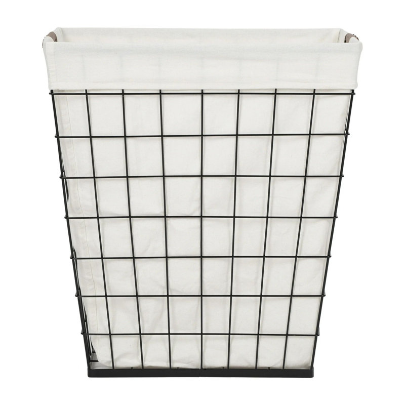 Rosalind Wheeler 75L Rectangular Steel Wire Laundry Hamper with ...