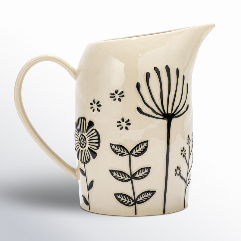 Teaona 62oz. Stoneware Pitcher & Reviews | Birch Lane