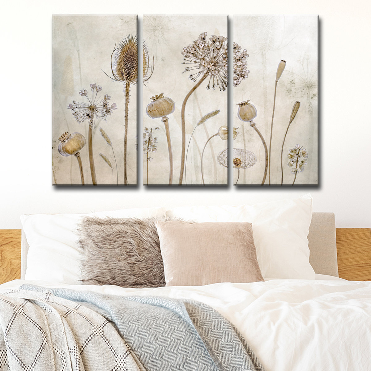Lark Manor™ Growing Old - 3 Piece Canvas Print & Reviews | Wayfair