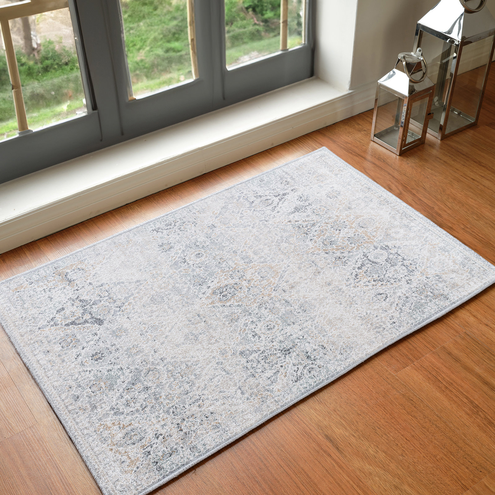 17 Stories Reagyn Vintage Machine Woven Area Rug & Reviews | Wayfair.co.uk