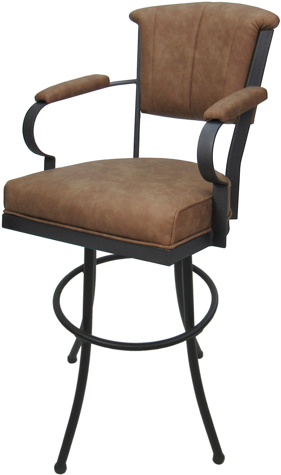 Red Barrel Studio® Bethel Swivel Extra Tall Metal Stool 34" Seat | Wayfair