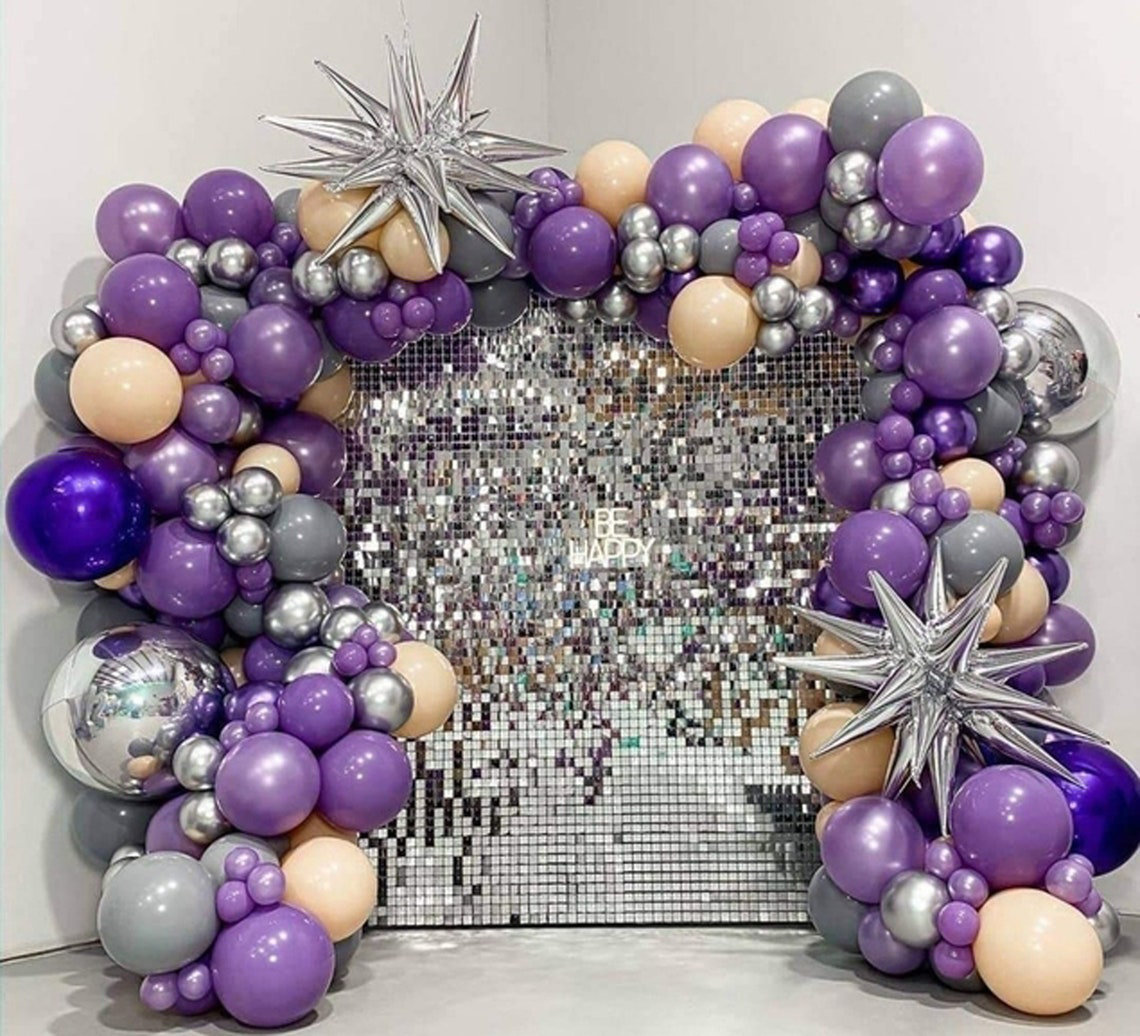 FashionSecretsLLC 36 Shimmer Sequins Wall Panels Backdrop Birthday ...