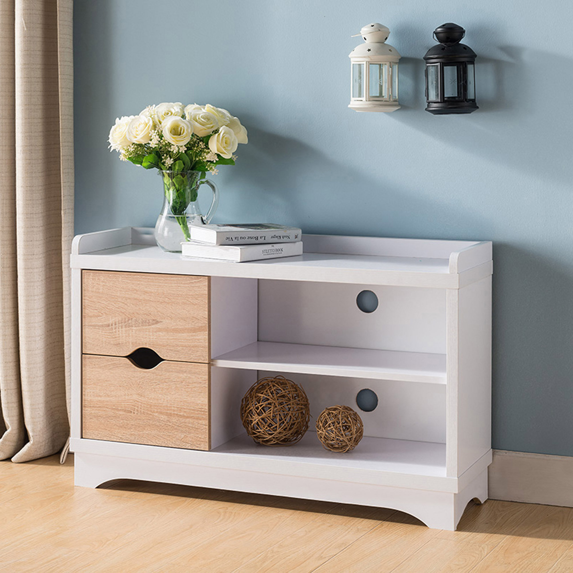 Ebern Designs Staika Particle Board Storage Bench | Wayfair