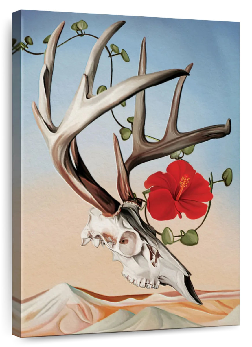 Elephant Stock Levitating Deer Skull | Wayfair