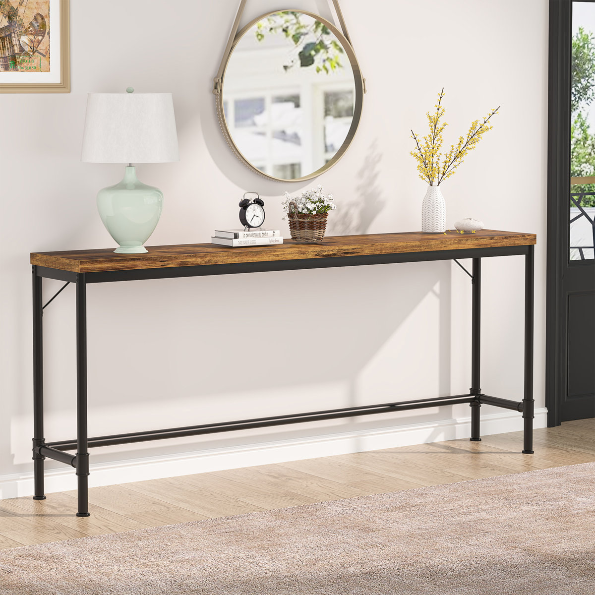 Williston Forge Eckhoff 70.86" Console Table & Reviews | Wayfair