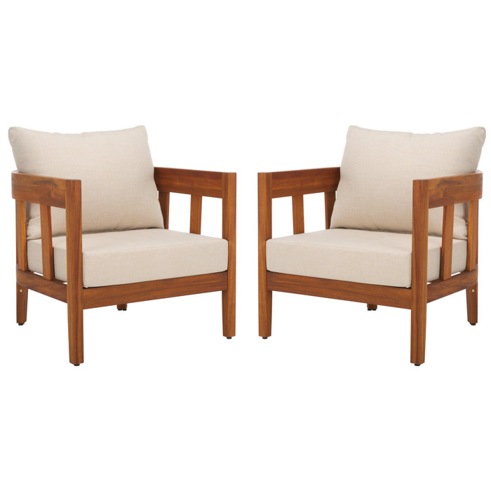 Winston Porter Dasmon Patio Chair Set Of 2 & Reviews | Wayfair